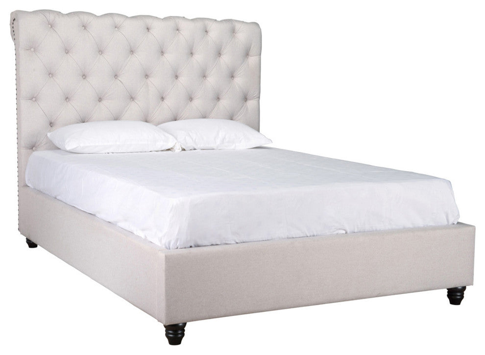 Classic Button Tufted Cal King Bed