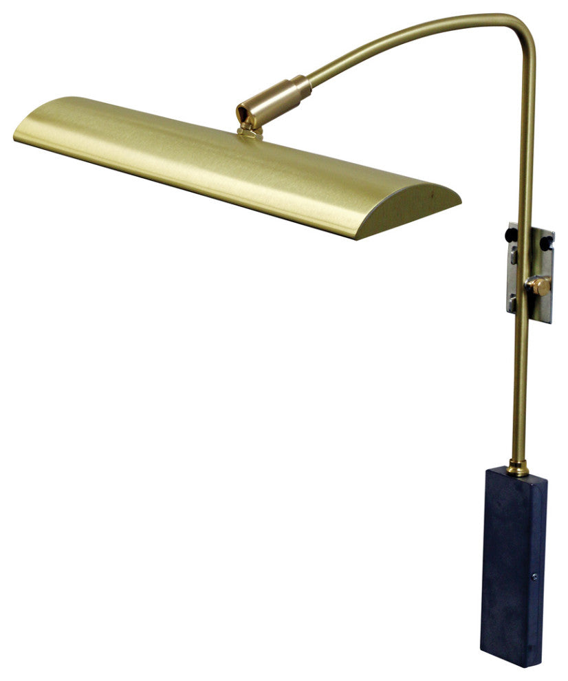 Zenith 12" LEDZ Picture Light In Satin Brass