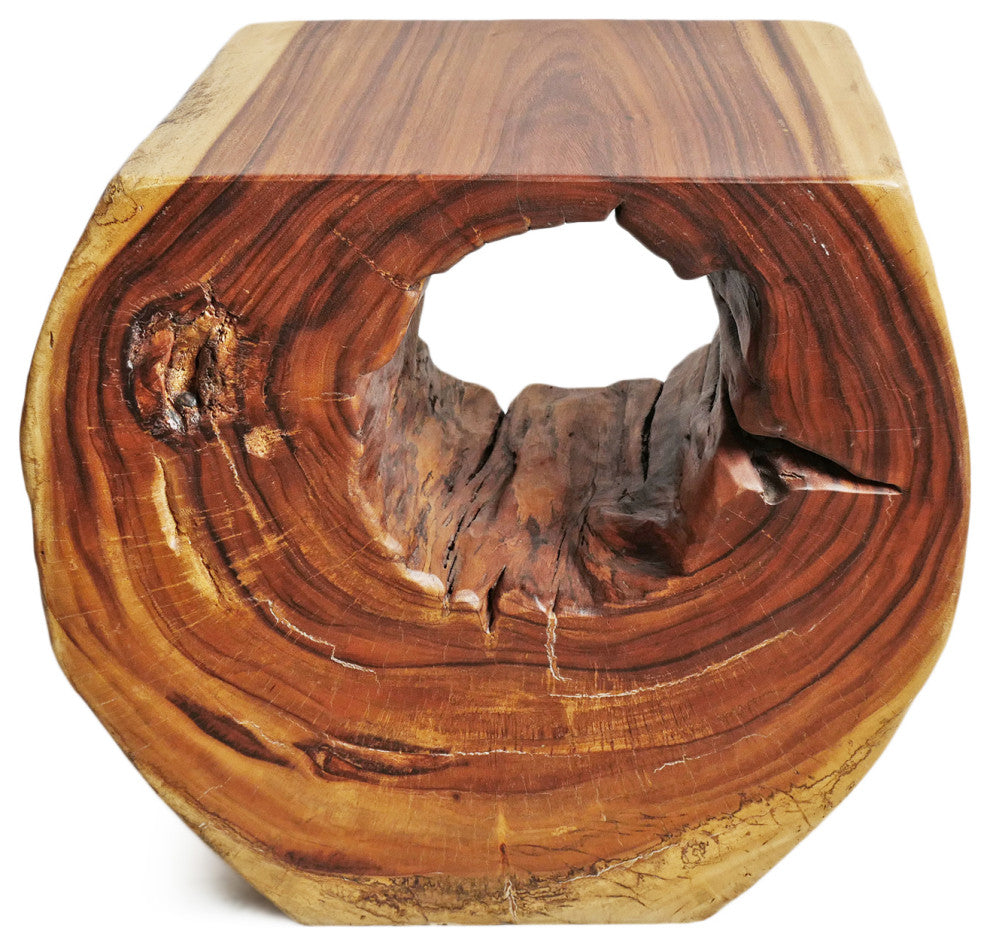Organic Monkey Pod Side Table