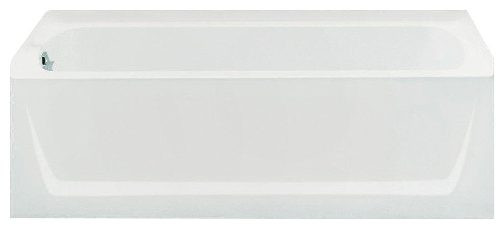 Sterling Ensemble 60.25"x32"x20" Vikrell Left-Hand Bath, White