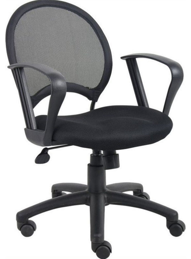 Boss Office Mesh Back Task Office Chair with Loop Arms