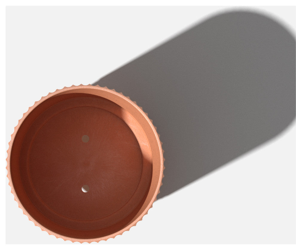 Veradek Demi Series Raised Planter With Stand, Terracotta/Black, 16",
