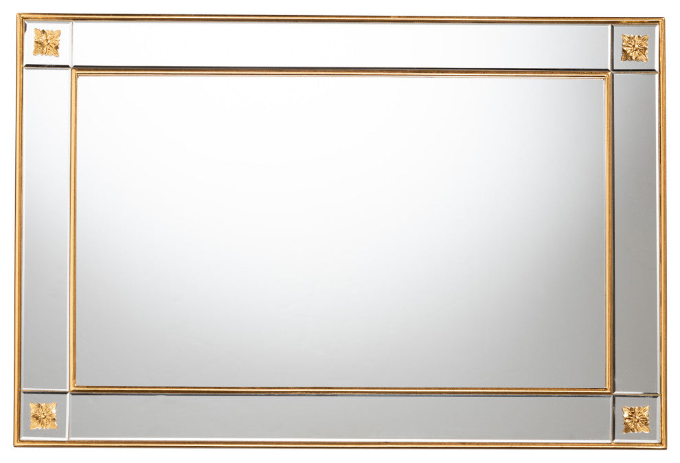 Ali Goldleaf Accent Wall Mirror