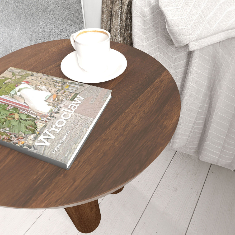 Kenzo Mango Side Table, Cinnamon