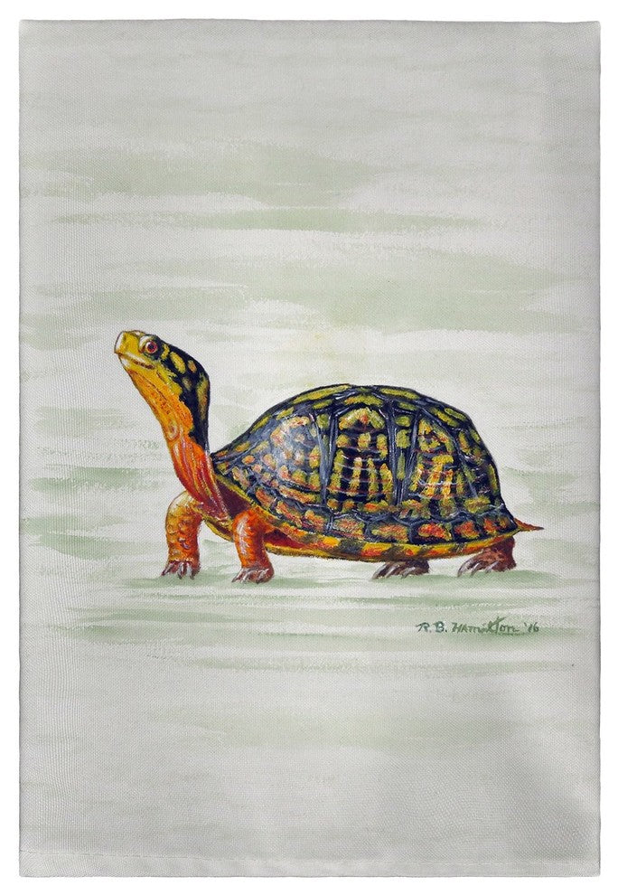 Betsy Drake Happy Turtle Guest Towel