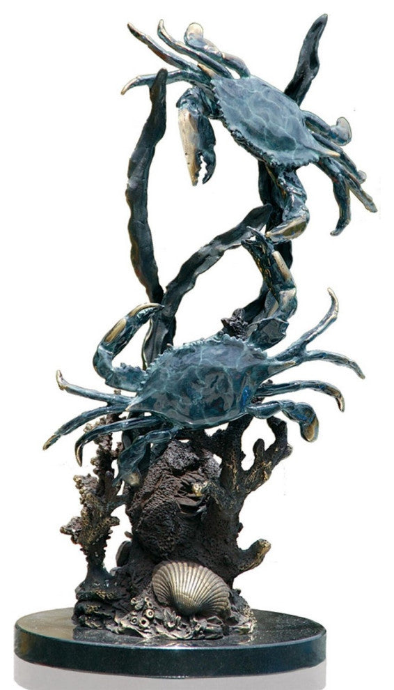 Fighting Blue Point Crabs