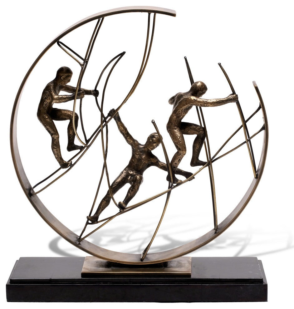 Dynamic Climbers Sculpture
