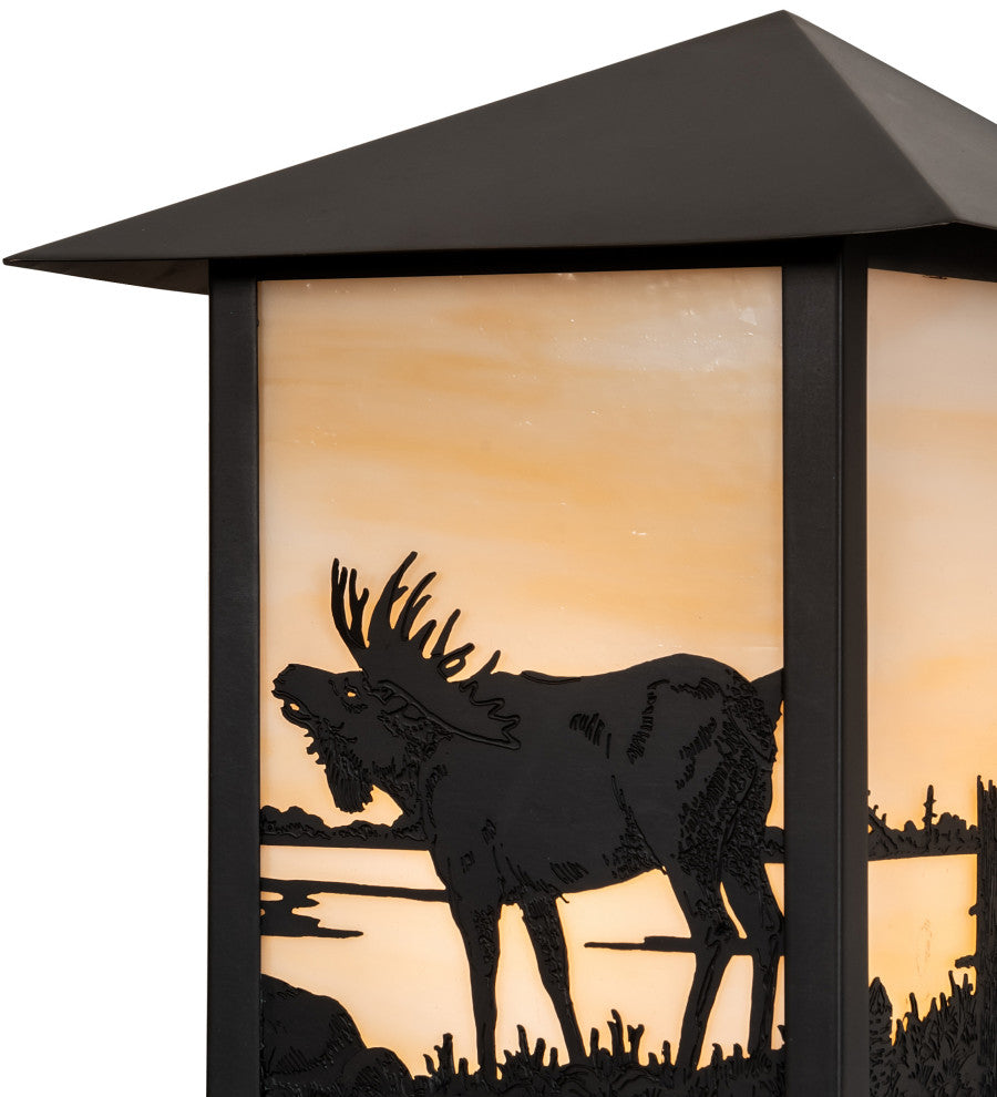 9 Wide Seneca Moose Wall Sconce