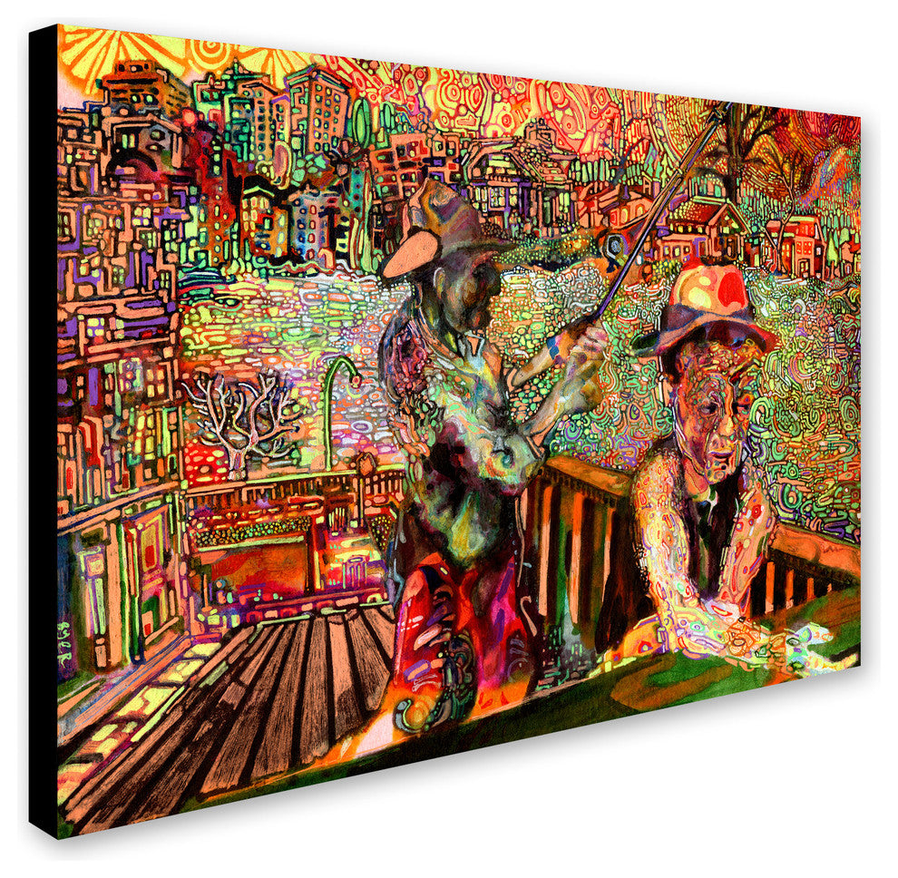Josh Byer 'Sprat Fishing USA' Canvas Art, 19x14