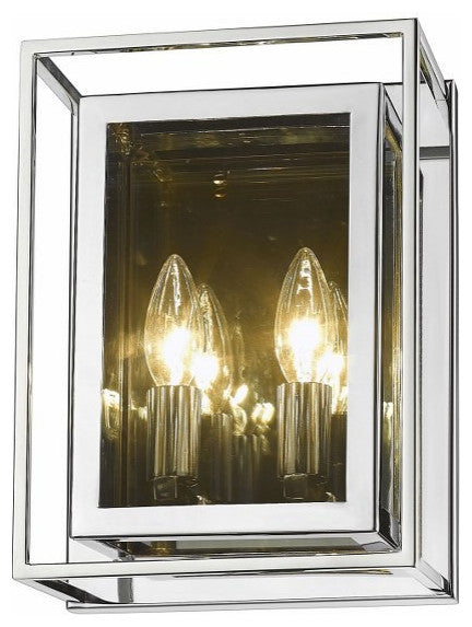 Infinity Two Light Wall Sconce, Chrome