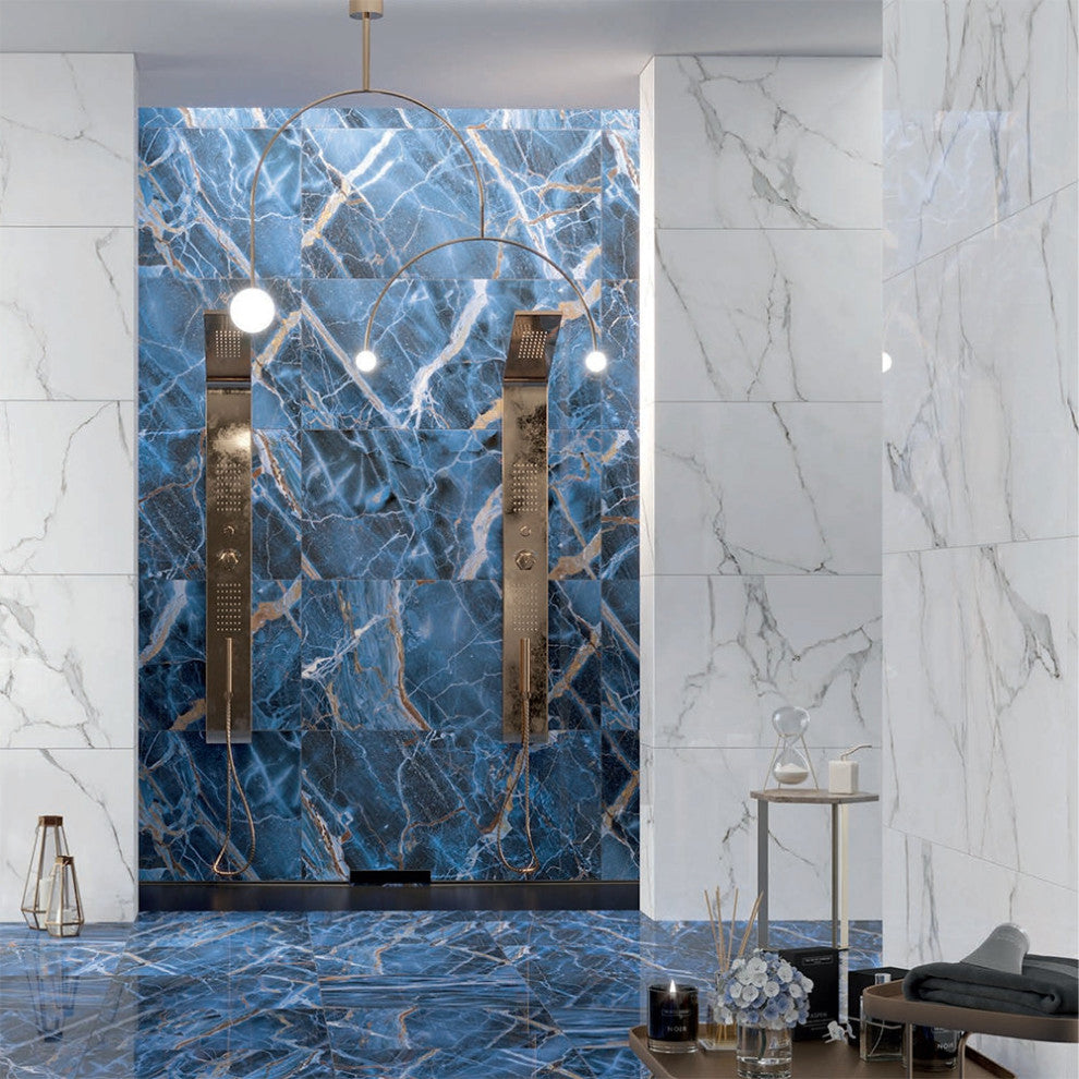Rapsodia Bellezza Bianca Polished 24x48 Porcelain Tile