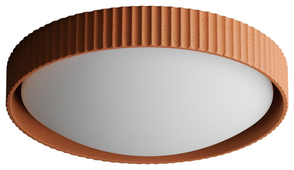 Souffle LED Flush Mount, Terra Cotta