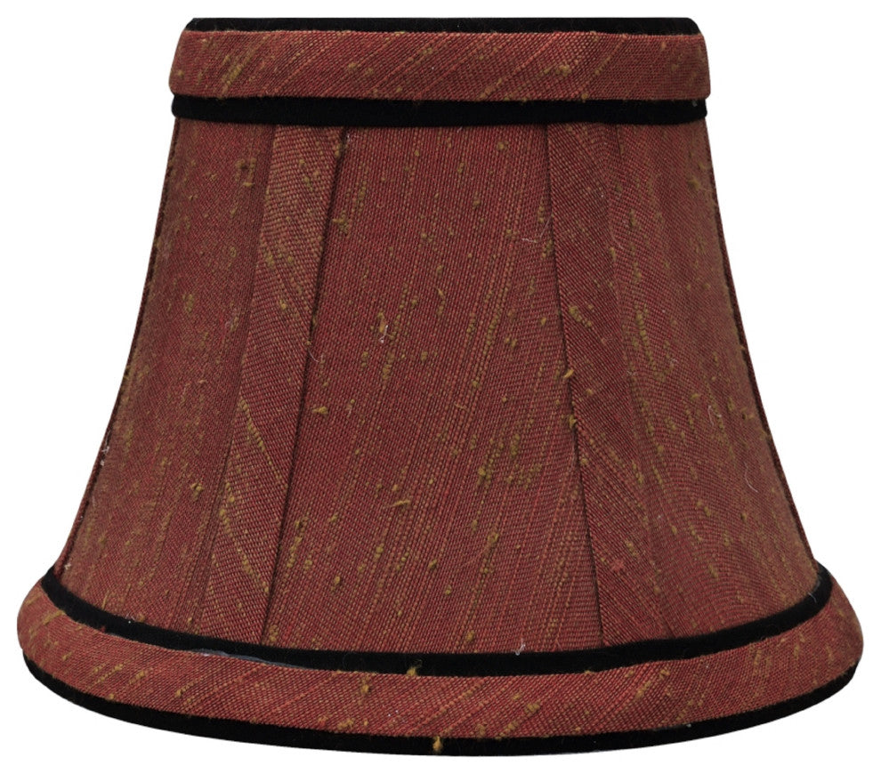 30001-6 Small Bell Chandelier Clip On Lamp Shade Rust 3"x5"x4"