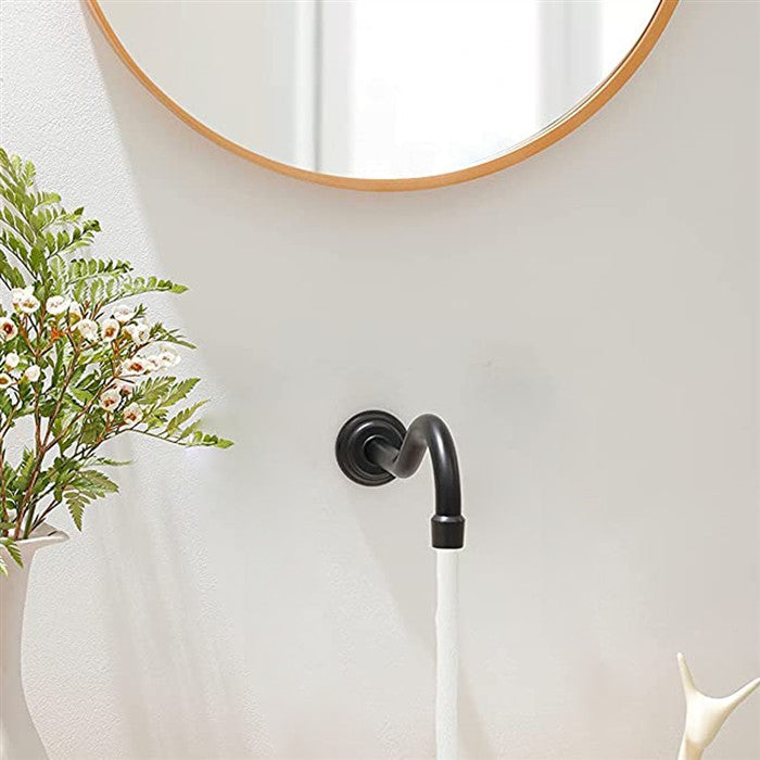 Bathselect Commercial Black Automatic Wall Mount Motion Sensor Faucet