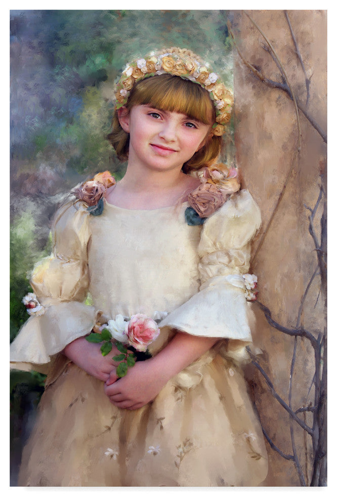 Sharon Forbes 'Princess Megan' Canvas Art, 47"x30"