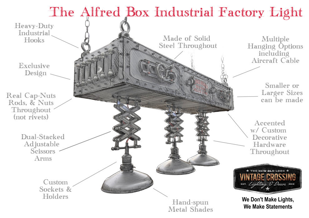Industrial Factory Light - Alfred Box Collection