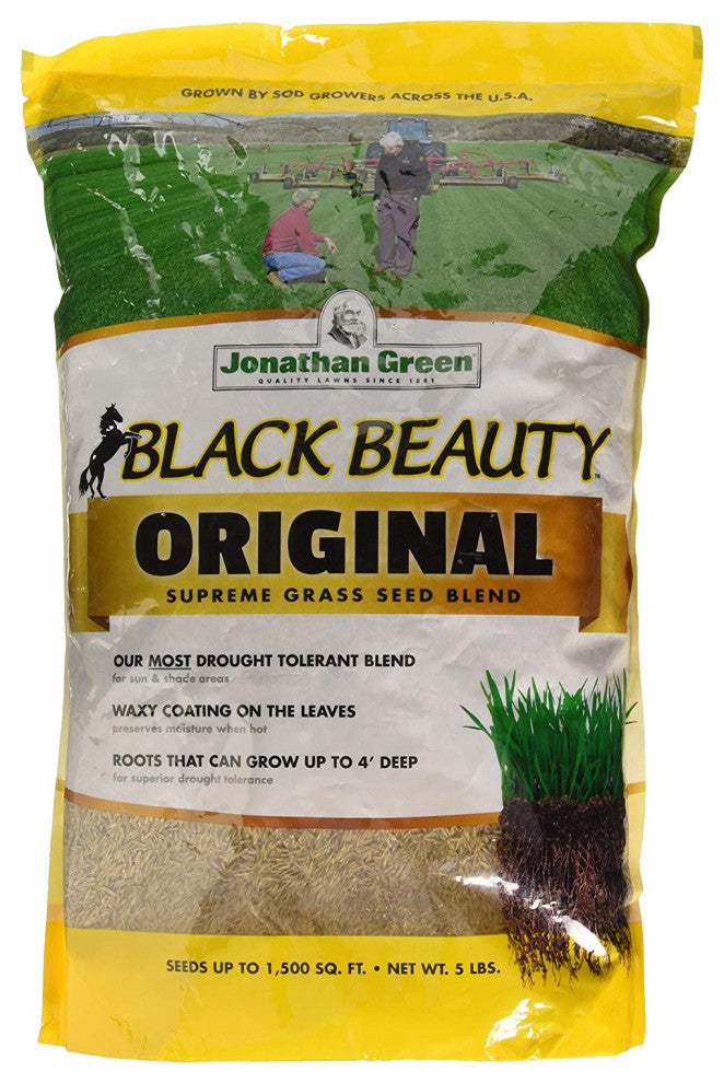 Jonathan Green 10318 Black Beauty Original Grass Seed Blend, 1500 Sqft