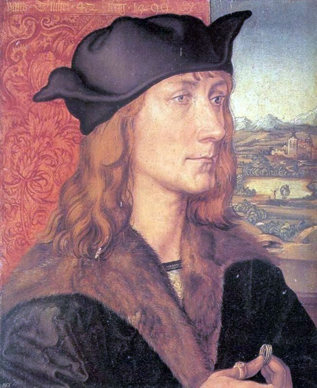 Albrecht Durer Hans Tucher, 20"x25" Wall Decal Print