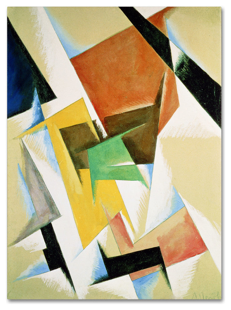 'Composition, 1921' Canvas Art by Lyubov Popova
