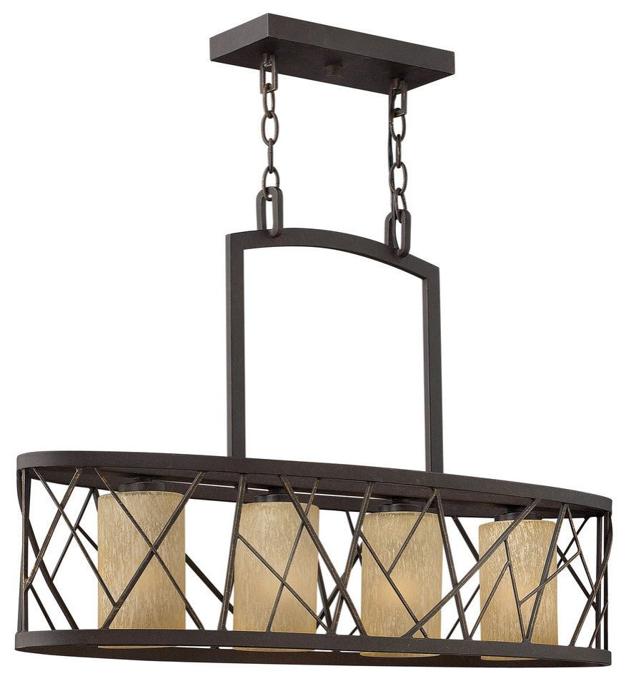 Fredrick Ramond Nest 4-light Chandelier Oil Rubbed Bronze