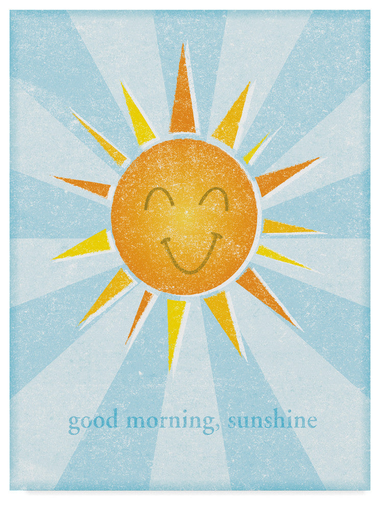 John W. Golden 'Sunshine' Canvas Art, 24"x18"