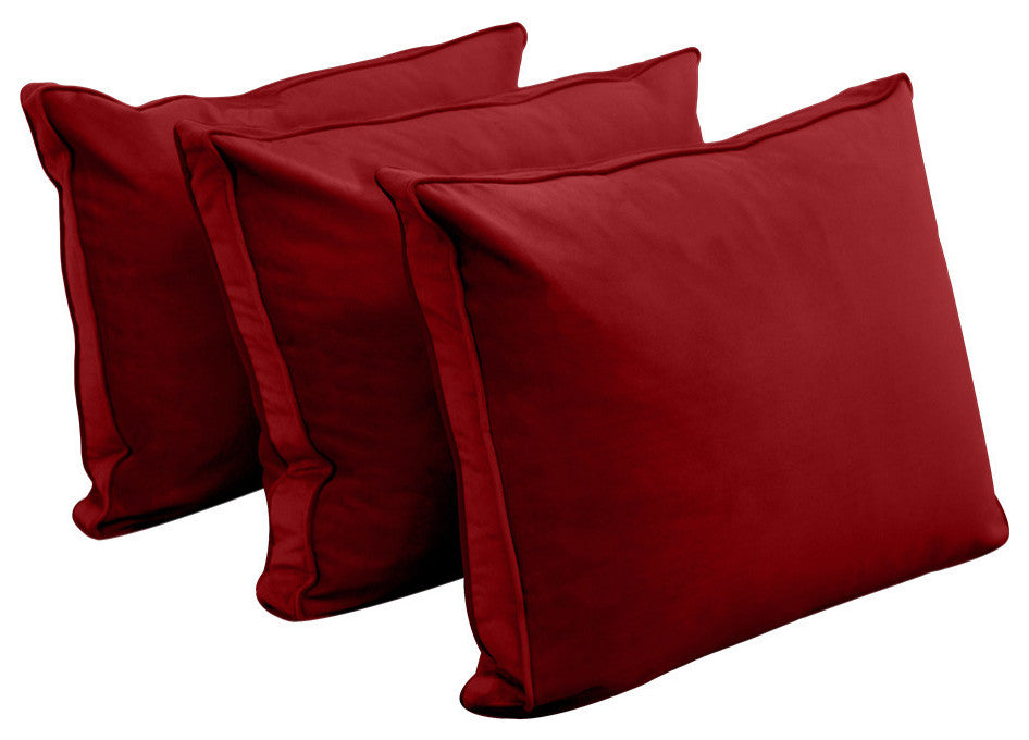 Style V3 Full Pipe Trim Velvet Indoor Daybed Mattress Pillow Complete
