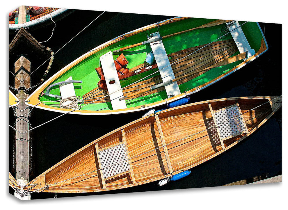 "In Camden Harbor" by Deborah Loeb Bohren, Print on Canvas, 21"x14"