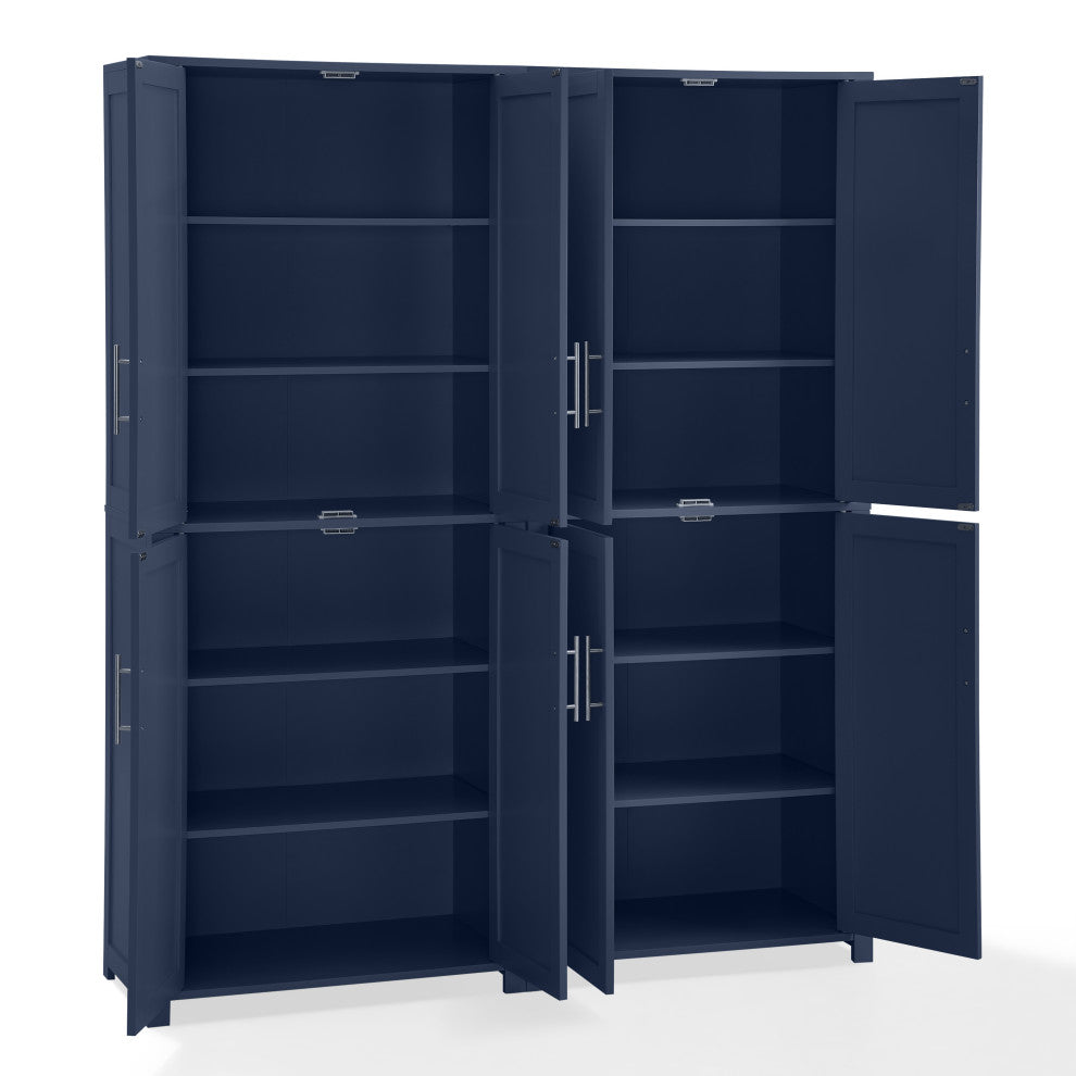 Savannah 2, Piece Kitchen Storage Pantry Set, 2 Pantries