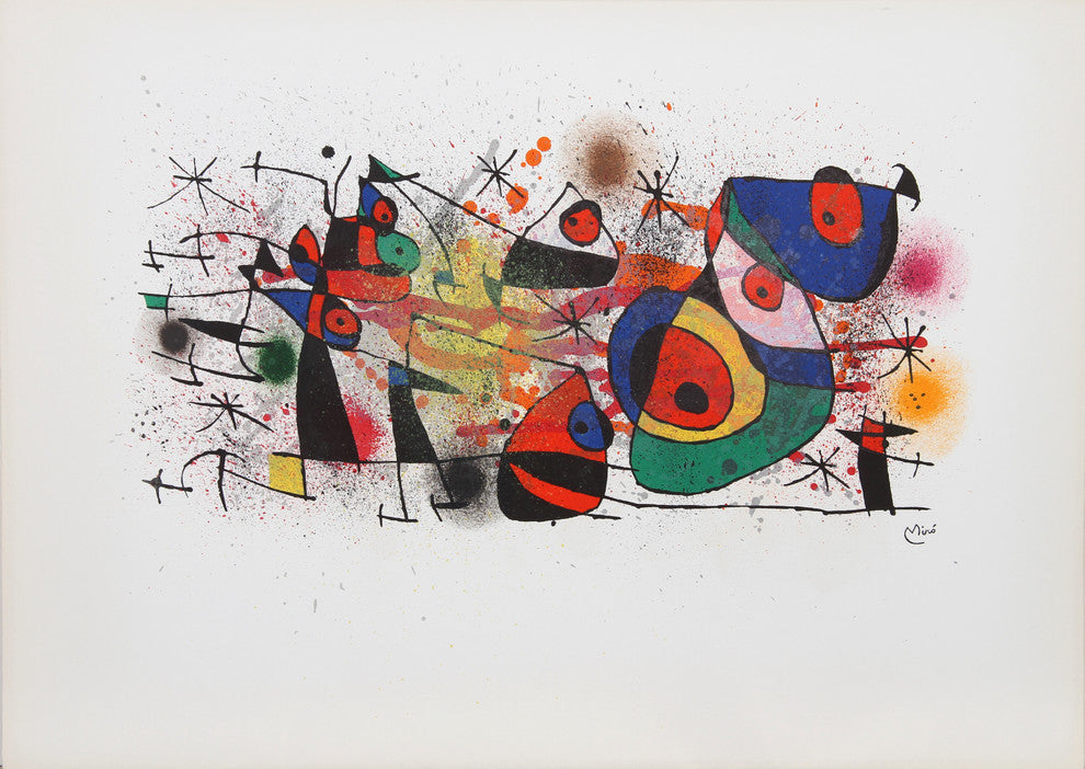 Joan Miro "Ceramiques, from Ceramiques De Miro Et Artigas, M. 928" Lit