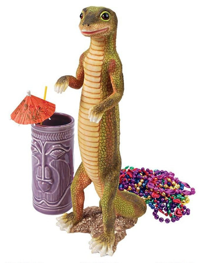 Dx12"H Tall Quality Designed Gecko Statue