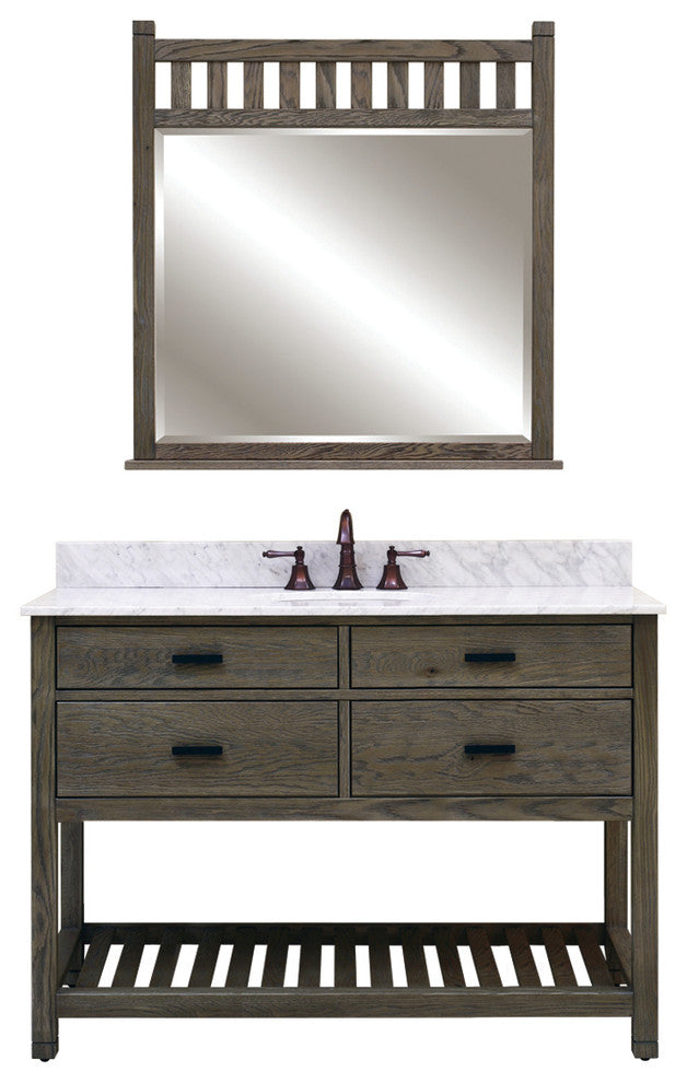 Blake Vanity With Open Shelf, 48"