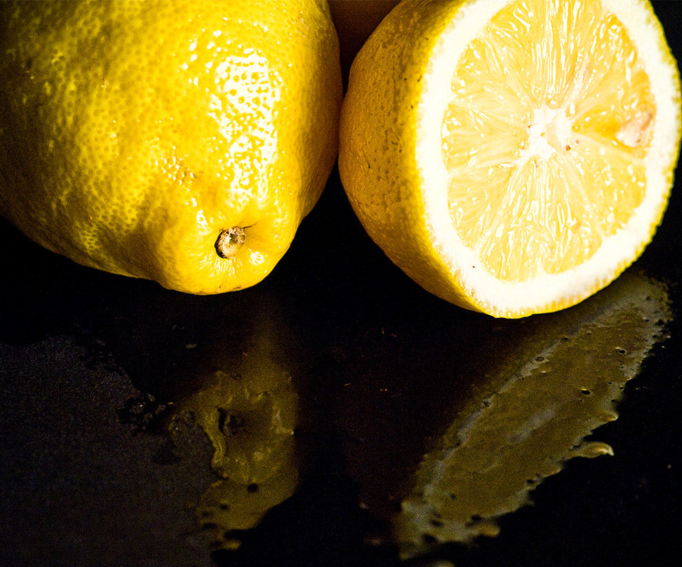 "light Of The Lemon" Metal 20"x24"
