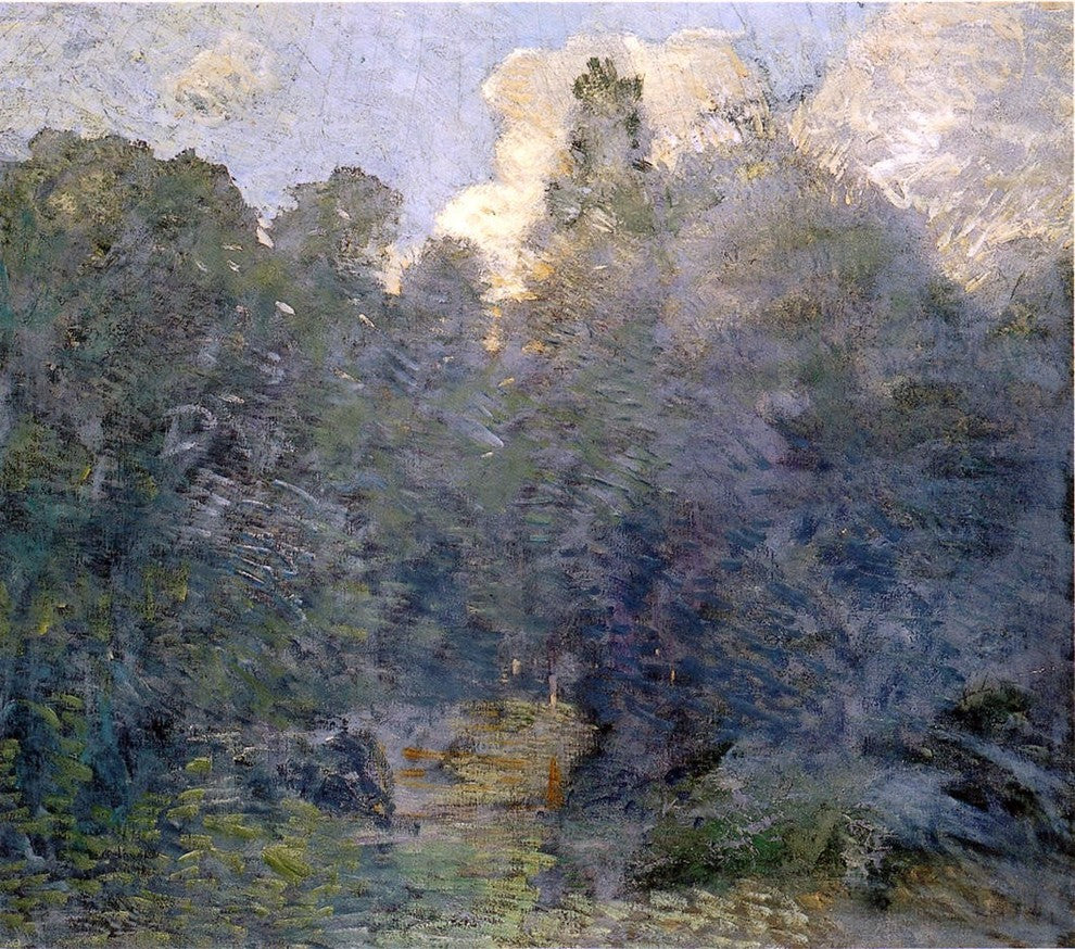 Julian Alden Weir Landscape with Stone Wall Windham Gallery Wrap Canva