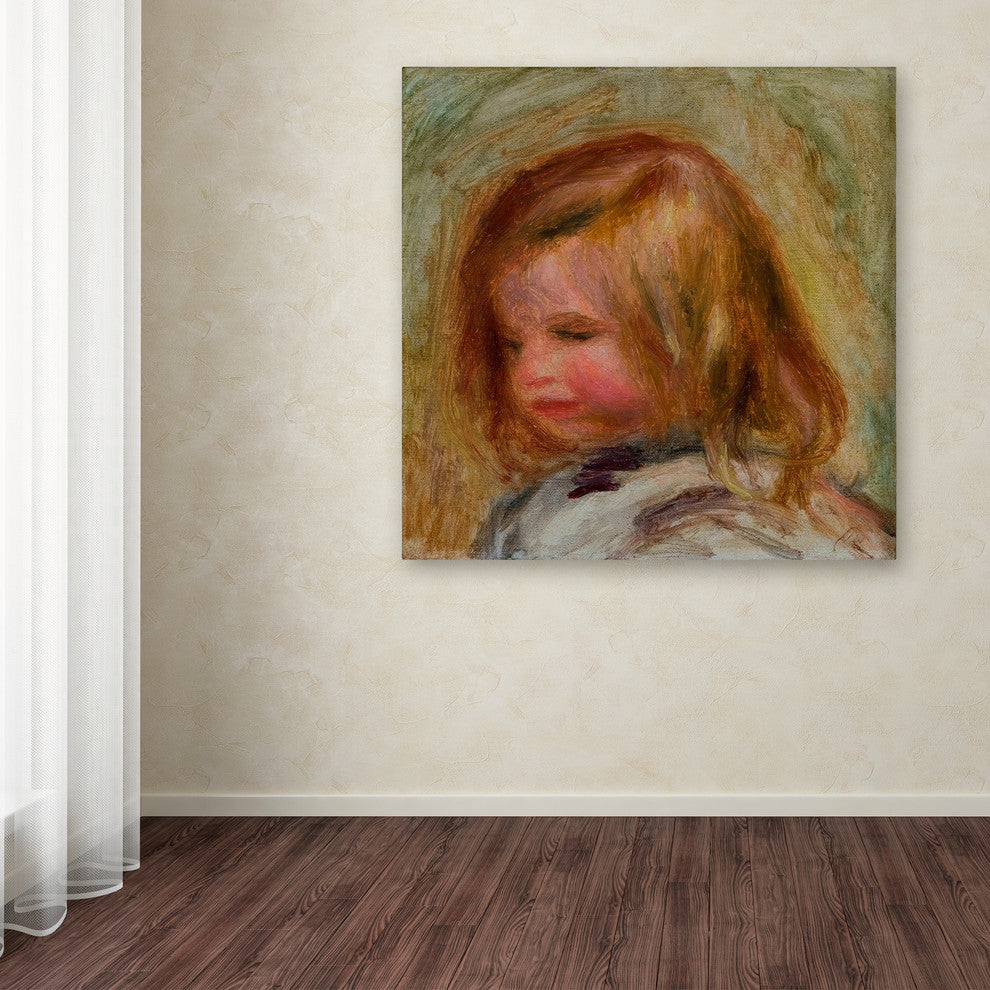 Renoir 'Portrait Of Coco' Canvas Art, 14 x 14