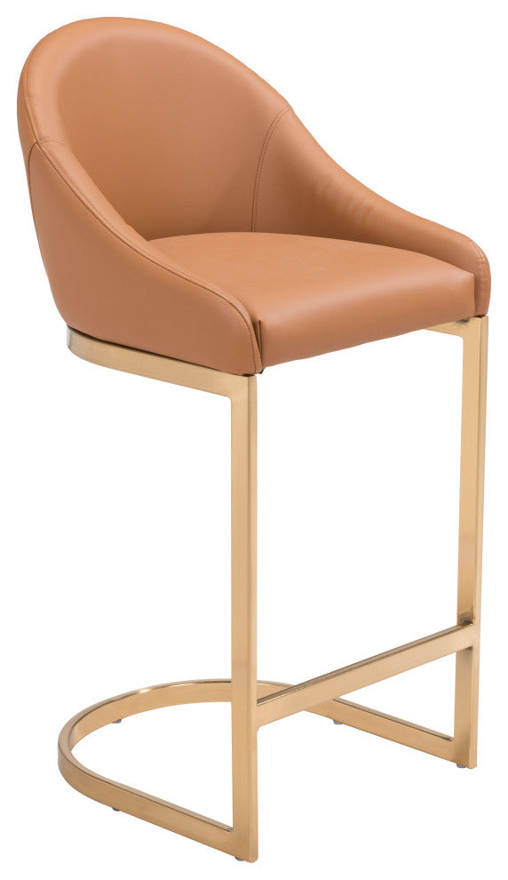 Scott Counter Chair Tan