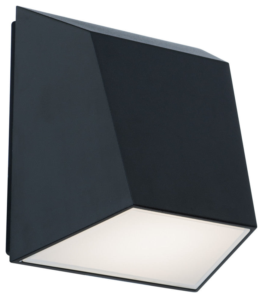 WAC Lighting WS-W27106-35 Atlantis 6" Tall LED Outdoor Wall - Black
