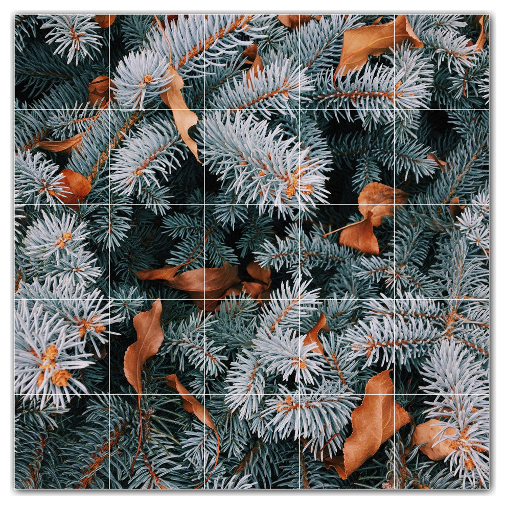 Winter Ceramic Tile Wall Mural HZ501220-55L. 40" x 40"