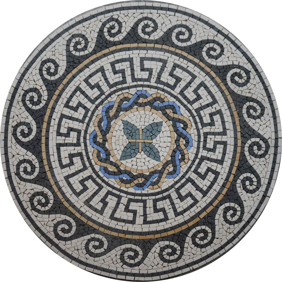 Mosaic Medallion - Greek Patterns