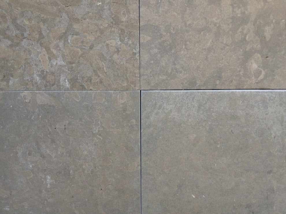 Nova Blue Azul Lagos Limestone Tiles, Honed Finish, 12"x12", Set of 80