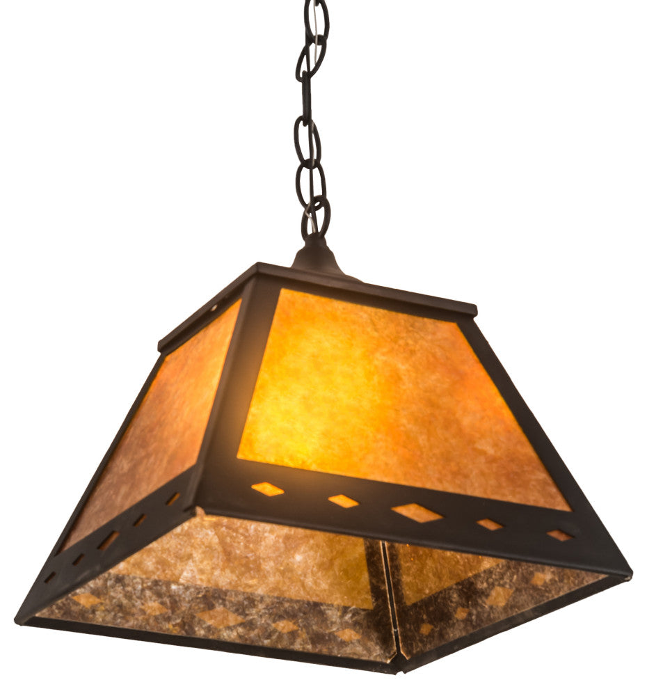 12 Square Diamond Prime Pendant
