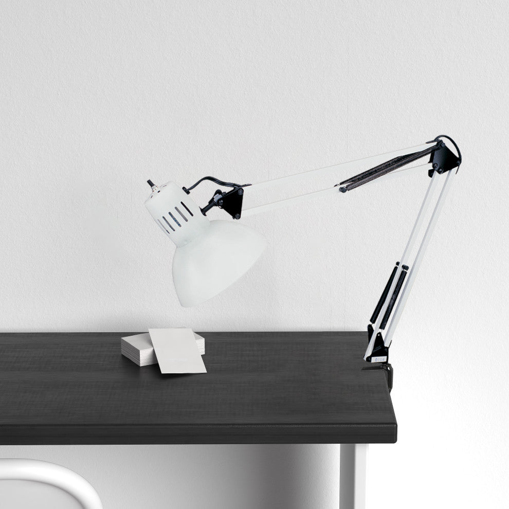 Dexter Clamp-on Task Lamp, White