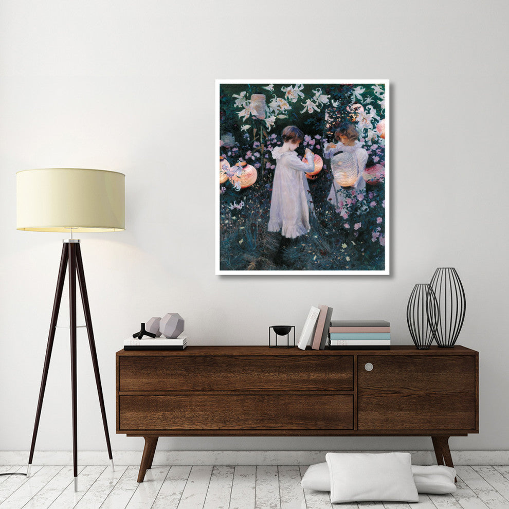 "carnation Lily Lily Rose 1885" Print By John Singer Sargent 41"x