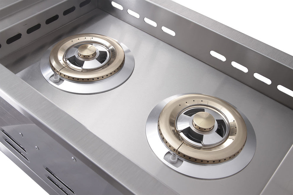 EdgeStar ESB2LP 26000 BTU 13"W Liquid Propane Side Burner - Stainless