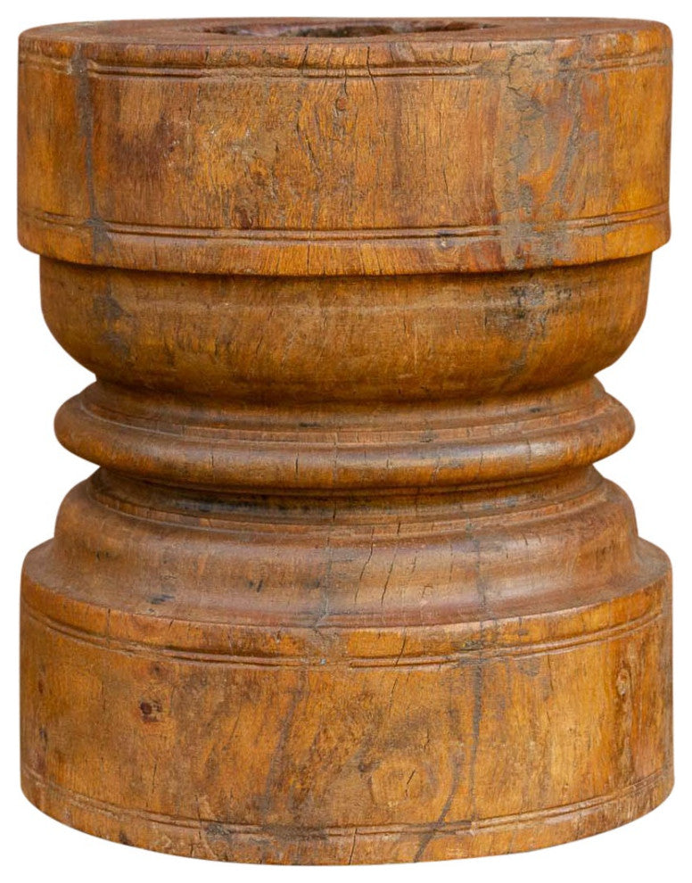 Antique Turned Rice Grinder