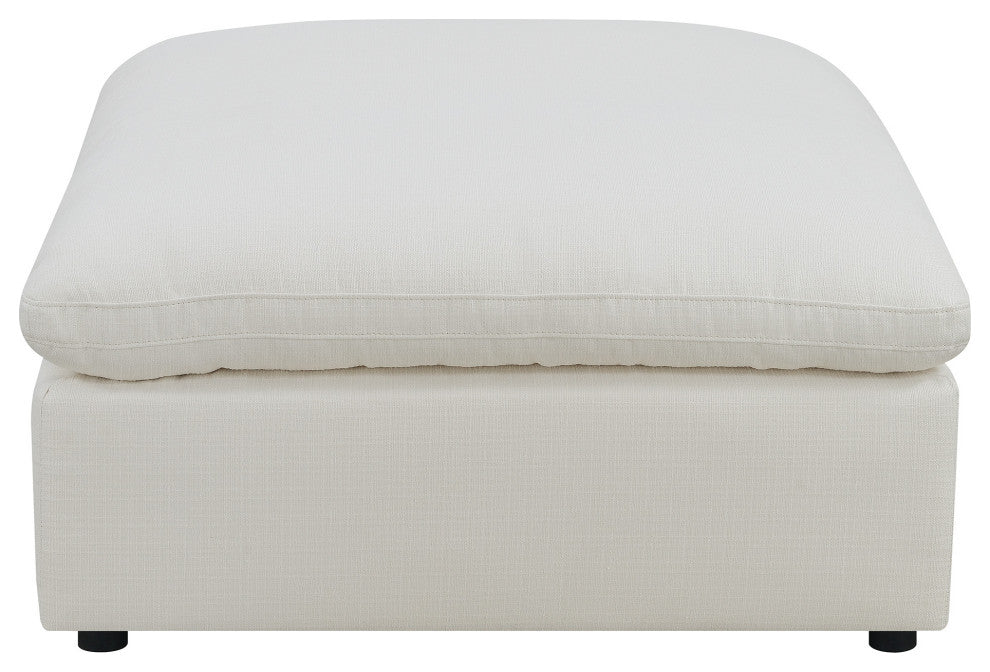 Picket House Furnishings Haven Ottoman in Cotton