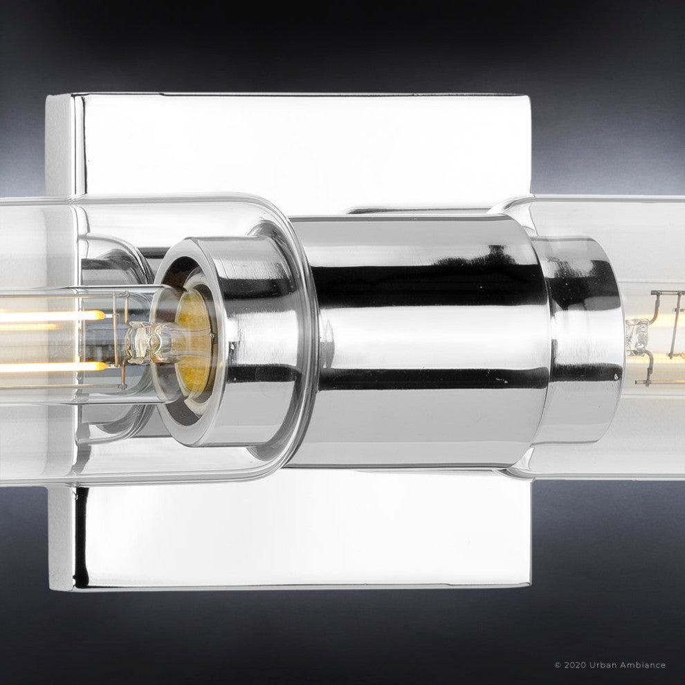 Luxury Cosmopolitan Bath Light, Polished Chrome