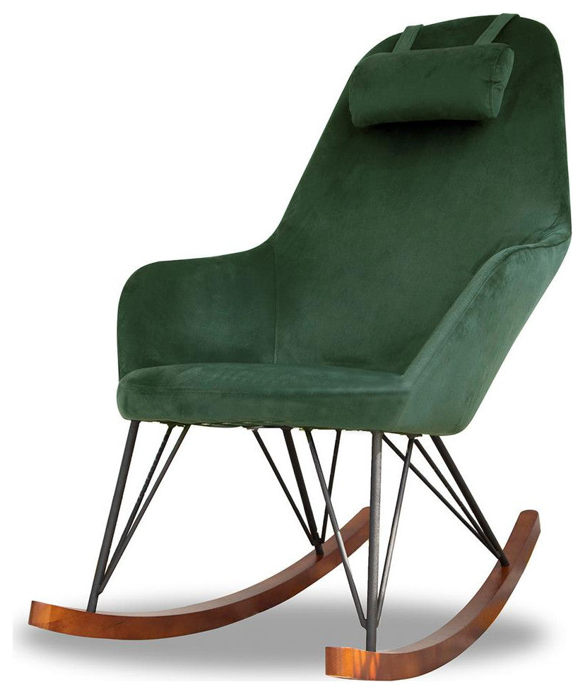 Chloe Mid Century Modern Rocker Livingroom and Bedroom Chair