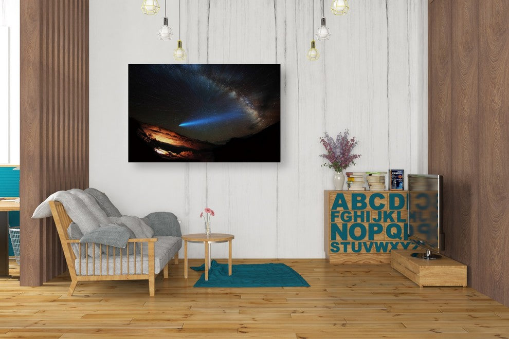Epic Graffiti "Galactic Traveler" by Darren White, Giclee Canvas Art,