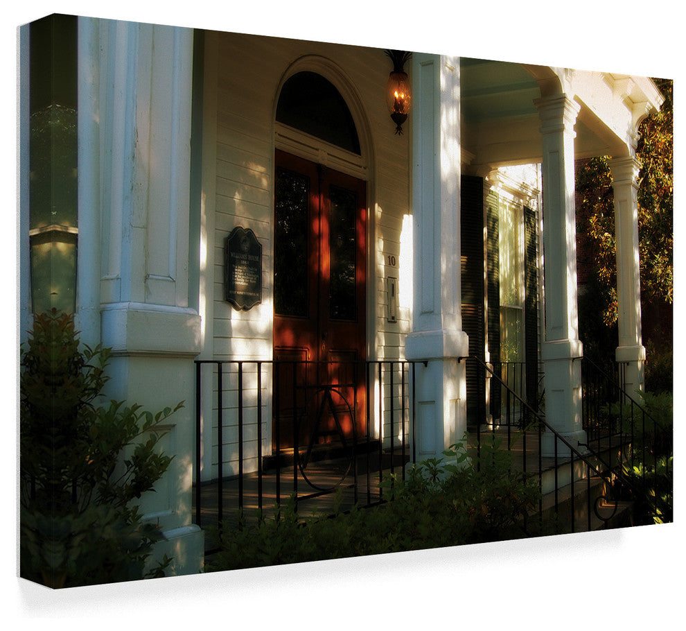 John W. Golden 'The Front Porch' Canvas Art, 24"x16"