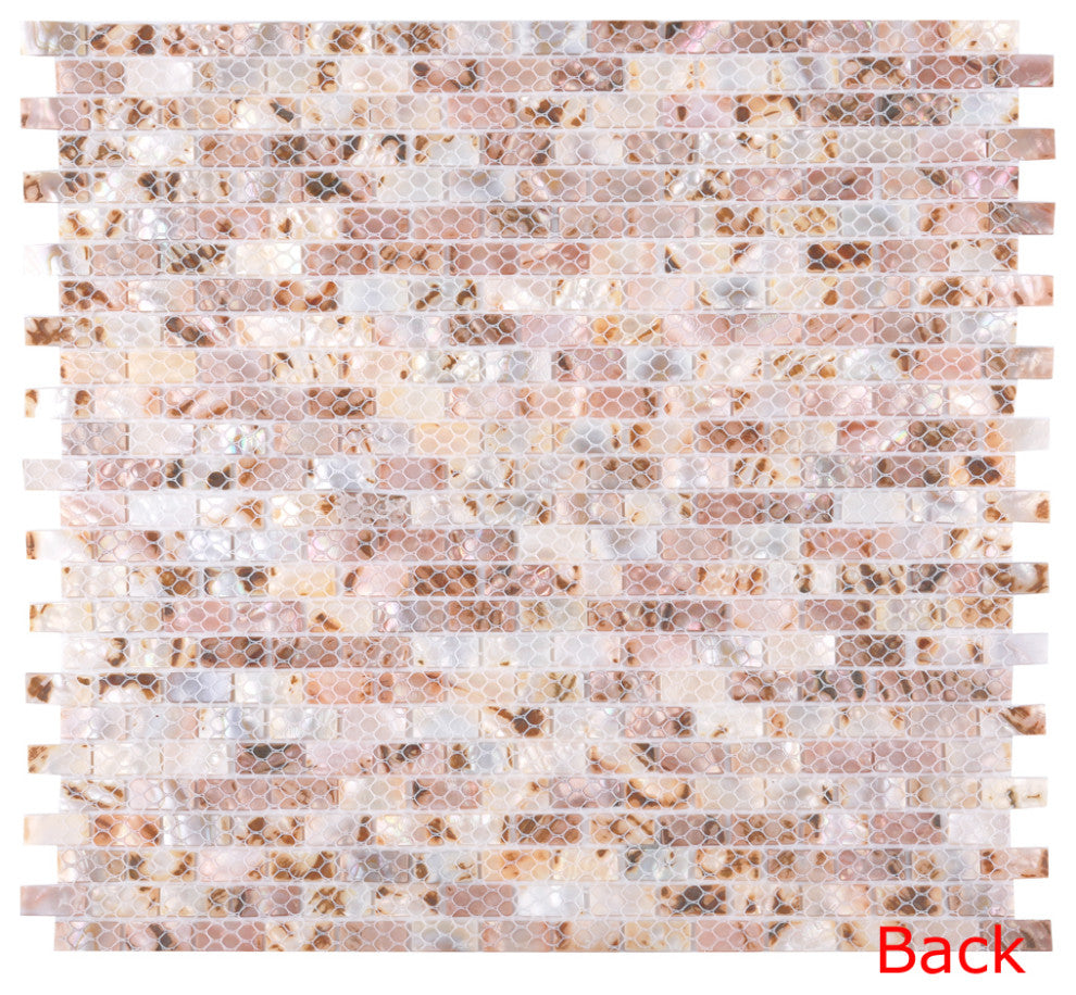 B03s Walls Tiles Mother Of Pearl Shell Tile Mosaic I-shaped Rectangle